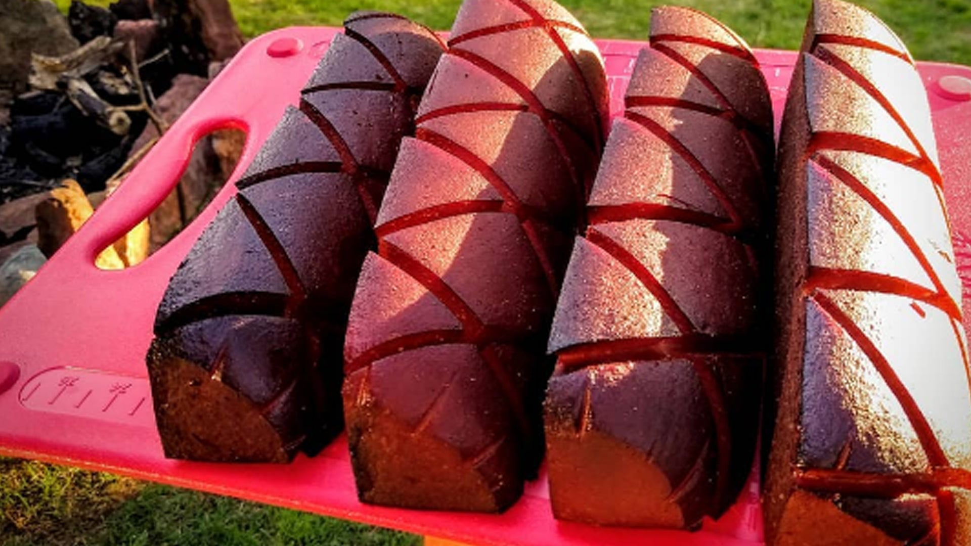 Smoked Bologna on a Hasty Bake – Big Rock Foods - Payne County Rust